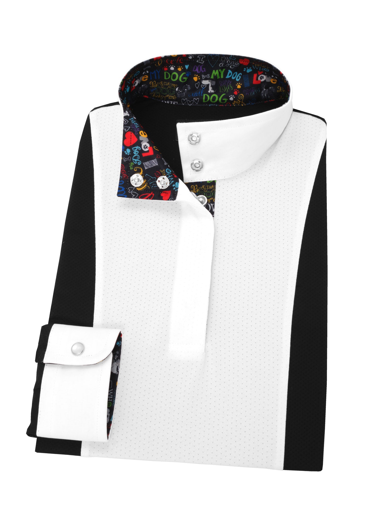 Danny & Ron's Rescue "I Love My Dog" Girls "Luna" Black Performance Sh ...